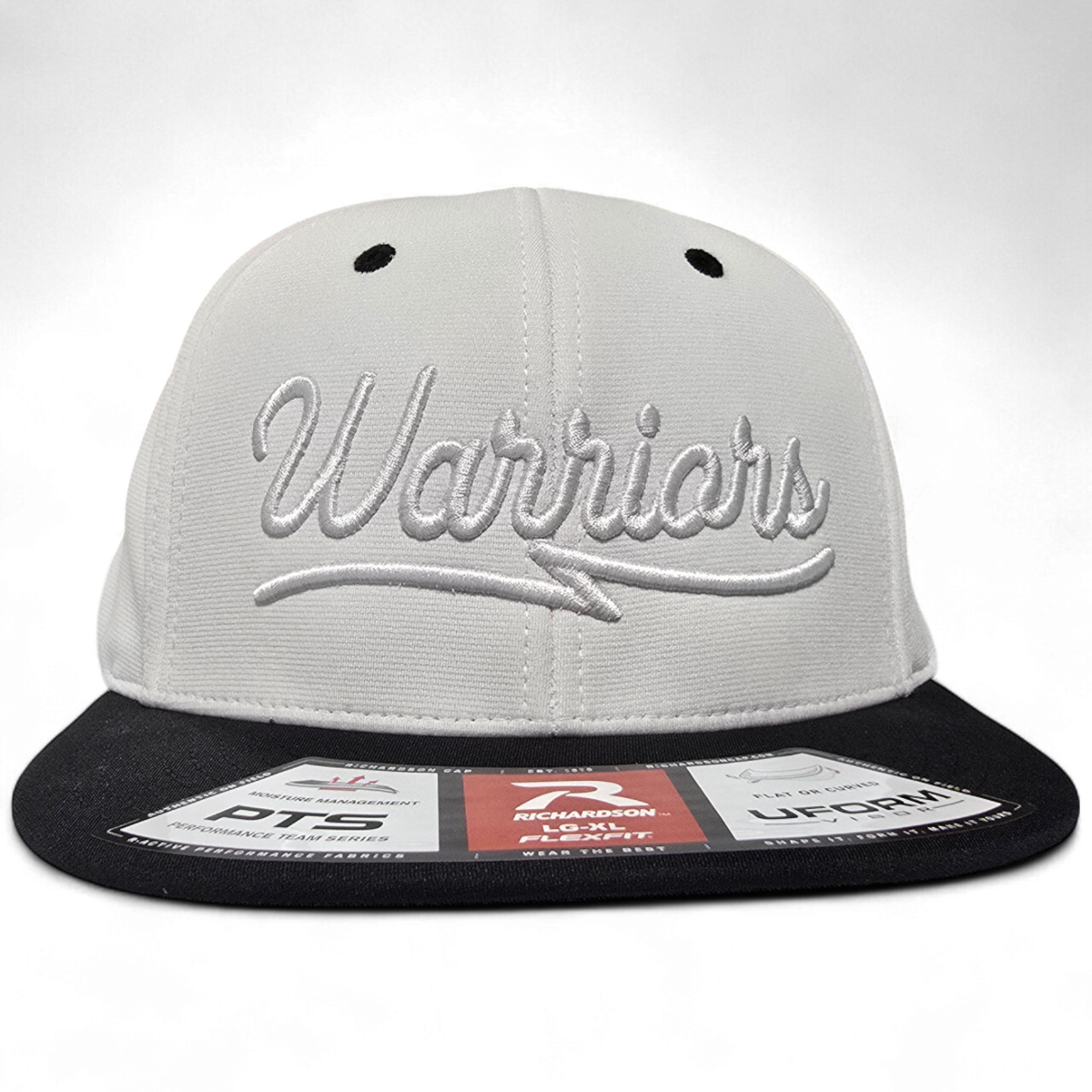 Warriors White Out Richardson PTS20 Pulse FlexFit Hat – Pataskala Customs