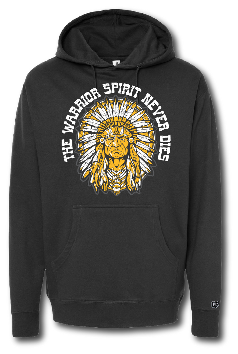 Warrior Spirit Never Dies Hoodie – Pataskala Customs