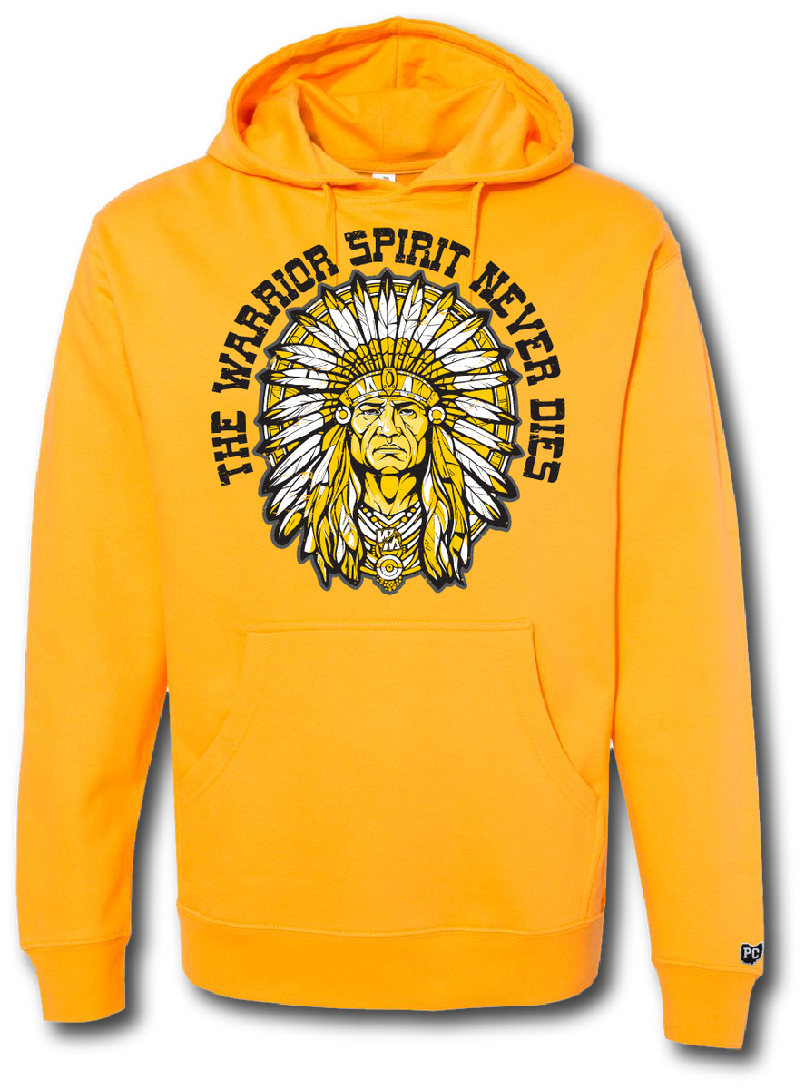 Warrior Spirit Never Dies Hoodie – Pataskala Customs