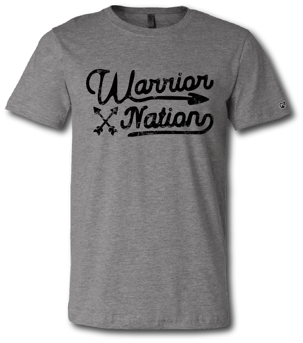 Warrior Nation Script Short Sleeve T Shirt – Pataskala Customs