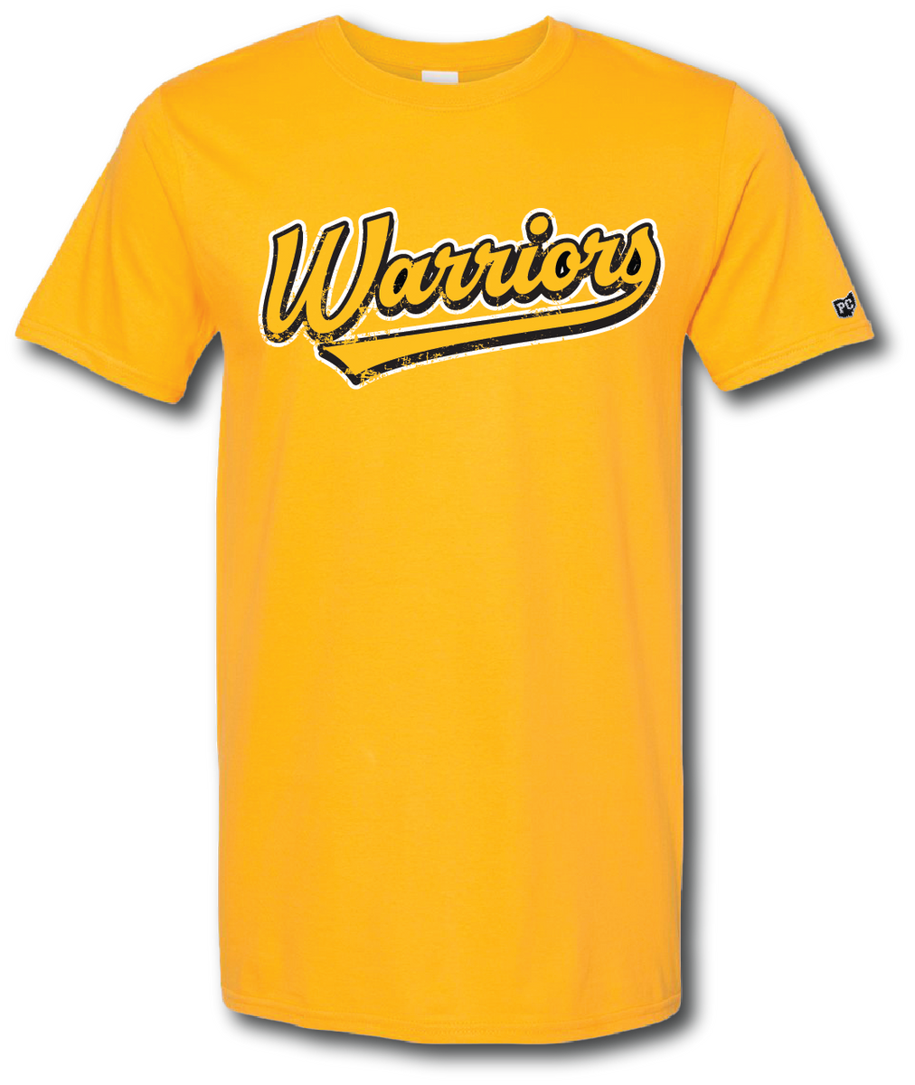 Warriors Script Short Sleeve T Shirt – Pataskala Customs